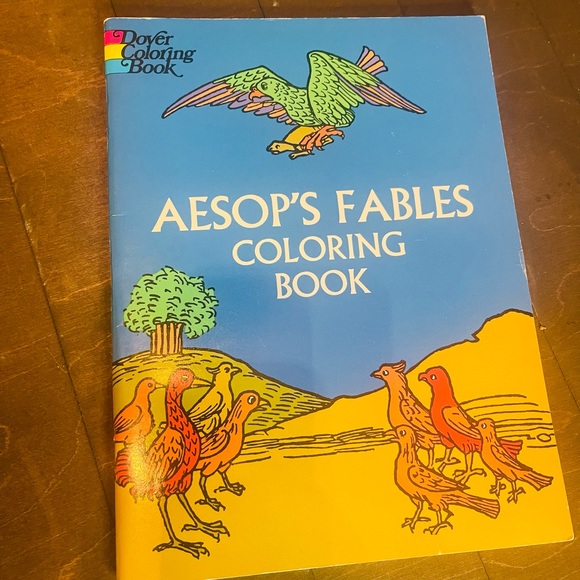 Other | Aesops Fables Coloring Book | Poshmark